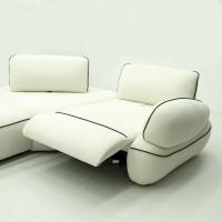 China Minimalist Sectional Modern Recliner Sofa With Dual Motor And Sliding Backrest for sale