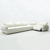 China Minimalist Sectional Modern Recliner Sofa With Dual Motor And Sliding Backrest for sale