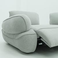 China Luxury Style Power Sectional Couch Adjustable Depth Modern Recliner Sofa Custom Size for sale