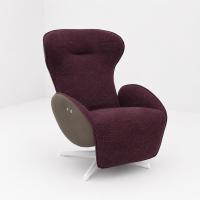 China Custom Color Electric Recliner Chair Upholstery Fabric Modern High Back Recliner for sale