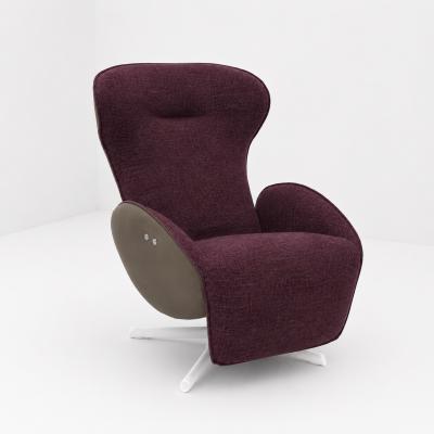 China Custom Color Electric Recliner Chair Upholstery Fabric Modern High Back Recliner for sale