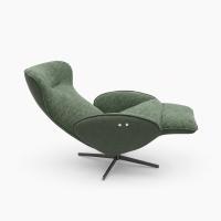 China Customized Color Modern Rocker Recliner Chair With Swivel Base Ergonomic Design for sale