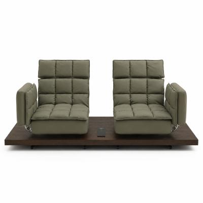 China Multifunctional Swivel 2 Seater Sofa With Adjustable Backrest And Adjustable Headrest for sale