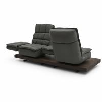 China Multifunctional Swivel 2 Seater Sofa With Adjustable Backrest And Adjustable Headrest for sale