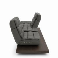 China Multifunctional Swivel 2 Seater Sofa With Adjustable Backrest And Adjustable Headrest for sale