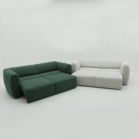 China Convertible Slide Out Electric Sofa Bed Minimalist Multi Function Couch Bed for Living Room Home Use for sale