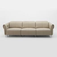 China Modern Recliner Sofa with Dual Power Seats – Zero Wall for sale