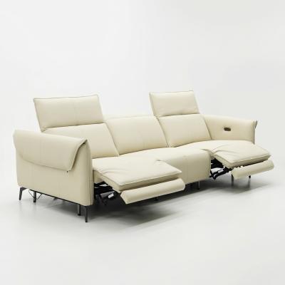 China Modern Recliner Sofa with Slim Arms and USB Control – Washable for sale