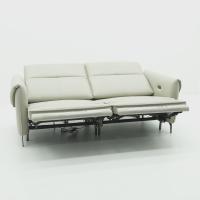 China Modern Recliner Sofa with Extended Footrests – High Back for sale