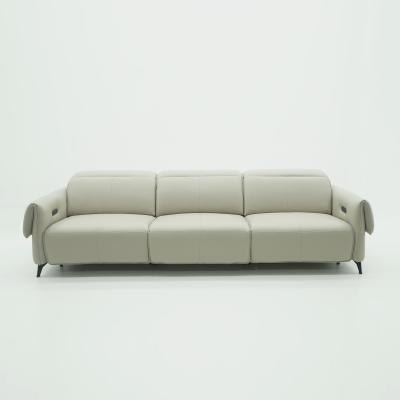 China Modern Recliner Sofa with Independent Power Recliners – Zero Wall for sale