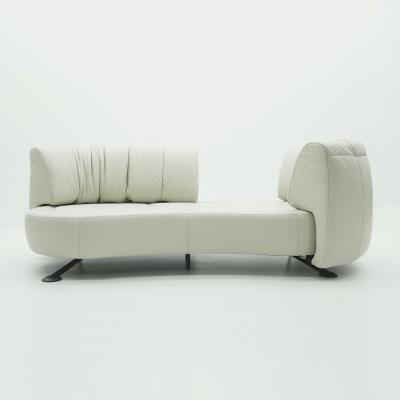 China Modern Recliner Sofa with Rotating Backrests and Curved Design – High Back for sale