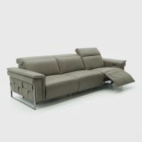 China Modern Recliner Sofa with Adjustable Headrests and Metal Frame – High Back for sale