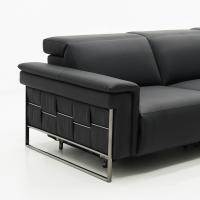China Modern Recliner Sofa in Taupe Upholstery for Contemporary Living Rooms – Zero Wall for sale