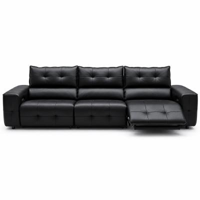China Modern Recliner Sofa in Cream Upholstery with Power Footrest – Zero Wall for sale