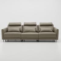 China Modern Recliner Sofa with Soft Textured Upholstery and Slim Arms – Washable for sale