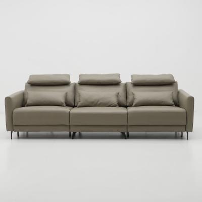 China Modern Recliner Sofa with Soft Textured Upholstery and Slim Arms – Washable for sale