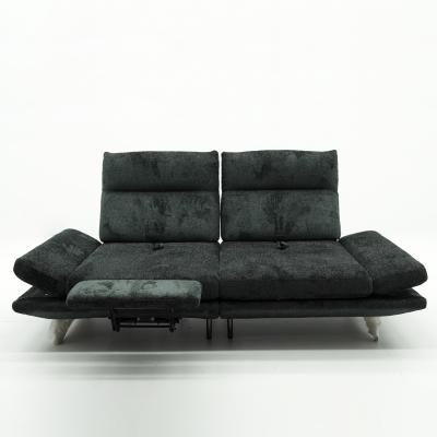 China Minimalist Modern Recliner Sofa with Adjustable Headrest & Armrest for sale