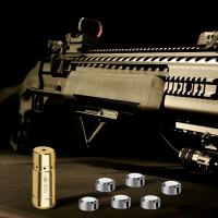 China Durable 12GA Laser Boresighter 650nm Hunting Red Dot Bore Sight for sale