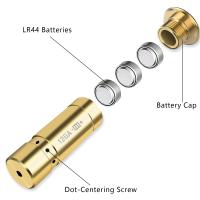 China Durable 12GA Laser Boresighter 650nm Hunting Red Dot Bore Sight for sale