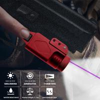China Purple 2 In 1 Shotgun Laser Sight With Tactical Flashlight 500 Lumens for sale