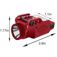China Purple 2 In 1 Shotgun Laser Sight With Tactical Flashlight 500 Lumens for sale