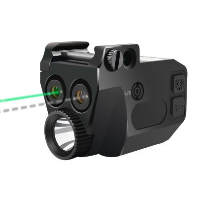 China Sturdy Infrared Pistol Laser Sight Green 520nm Lightweight 2.1OZ for sale