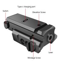 China IPX4 Laser Sight Shotgun 650nm Red Standard Tactical Weaver Rail Laser Sight for sale