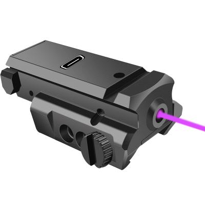 China Pistol Purple Laser Sight Shockproof 405nm Universal Rifle Laser Sight for sale