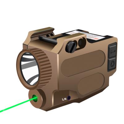 China 520nm Shotgun Green Laser Light Combo 500 Lumens Rechargeable for sale