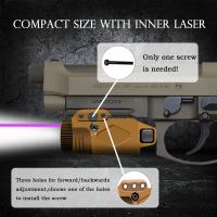 China Gun Light Laser Sight Flashlight 500 Lumens Laser Sight For Picatinny Rail 20mm for sale