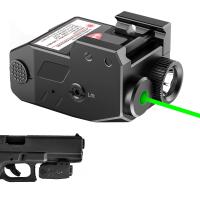 China 520nm Green LED Tactical Flashlights Picatinny Mount Class IIIA for sale
