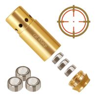China Durable Bore Laser Sight 45acp Red Laser Boresight With 6 Batteries for sale