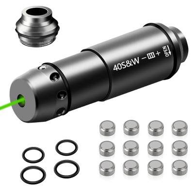 China Pistol Green Laser Training Cartridge Brass 40S&W Caliber For Dry Fire for sale