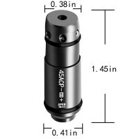 China Green Laser Training Cartridge Brass 45ACP Caliber Grey Shape for sale