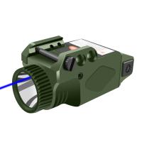 China Reliable Tactical Blue Laser Sight Handgun 500 Lumen Flashlight for sale