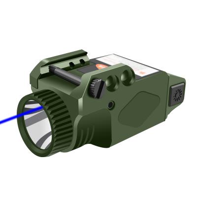 China Reliable Tactical Blue Laser Sight Handgun 500 Lumen Flashlight for sale