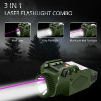 China Aluminium Shotgun Laser Sight Tactical Light Flashlight 500 Lumen Purple for sale