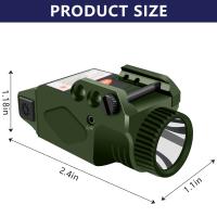 China Aluminium Shotgun Laser Sight Tactical Light Flashlight 500 Lumen Purple for sale