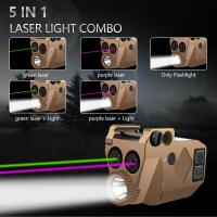 China Handgun Laser Light Beam Shockproof Rifle Laser Light Combo Green Purple for sale