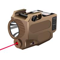 China Picatinny Rail Laser Light Beam 650nm Red Laser Flashlight Combo for sale