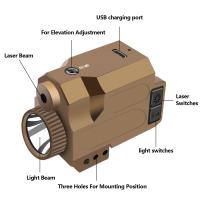 China 500 Lumens Gun Laser Flashlight Combo 405nm Blue Laser Beam For Pistol for sale
