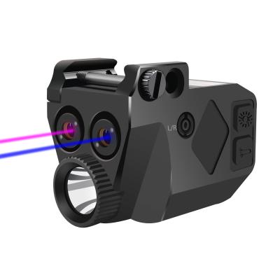 China Shotgun Purple Blue Laser Beam 500 Lumens IPX4 Waterproof Rating for sale