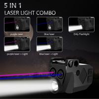 China Shotgun Purple Blue Laser Beam 500 Lumens IPX4 Waterproof Rating for sale
