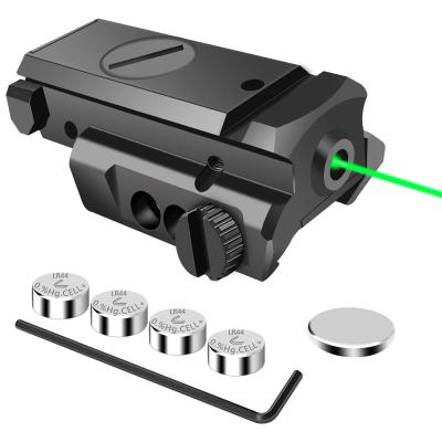 China Aluminium Airsoft Laser Sight Class IIIA Picatinny Rail Green Dot Laser Sight for sale