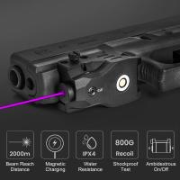 China Tactical Purple Dot Sight 405nm Pistol Laser Sight Aluminium for sale