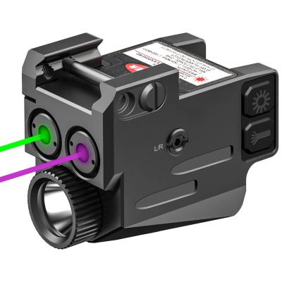 China 405nm / 520nm Purple / Green Laser Light Beam Picatinny Mount for sale