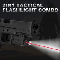 China 650nm Red LED Tactical Flashlights With Magnetic USB Rechargeable for sale