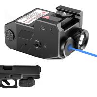 China Rechargeable Tactical Flashlights For Pistols Blue 450nm Wavelength for sale