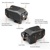 China Purple 405nm Compact Tactical Flashlights For Guns 500 Lumens Rechargeable for sale