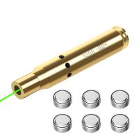 China 520nm Green Dot Bore Laser Sight Anodized Red Battery Included Cartridge for sale